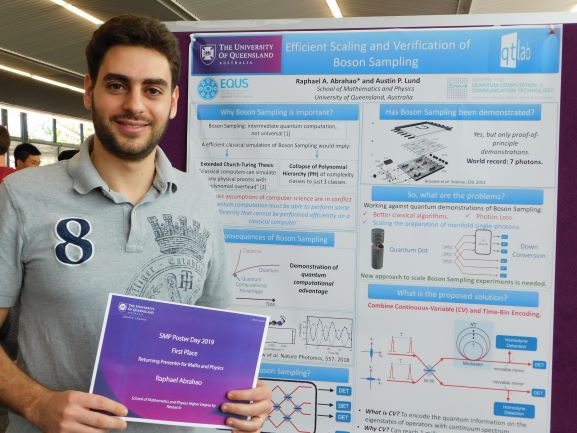 SMP Poster Day and Publication Awards, 19 September 2019 - School of Mathematics and Physics ...